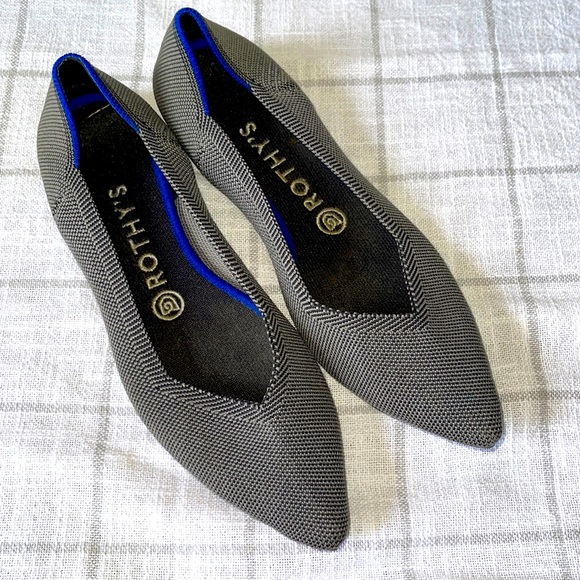 Rothy's | Shoes | Rothys Gray Flats | Poshmark